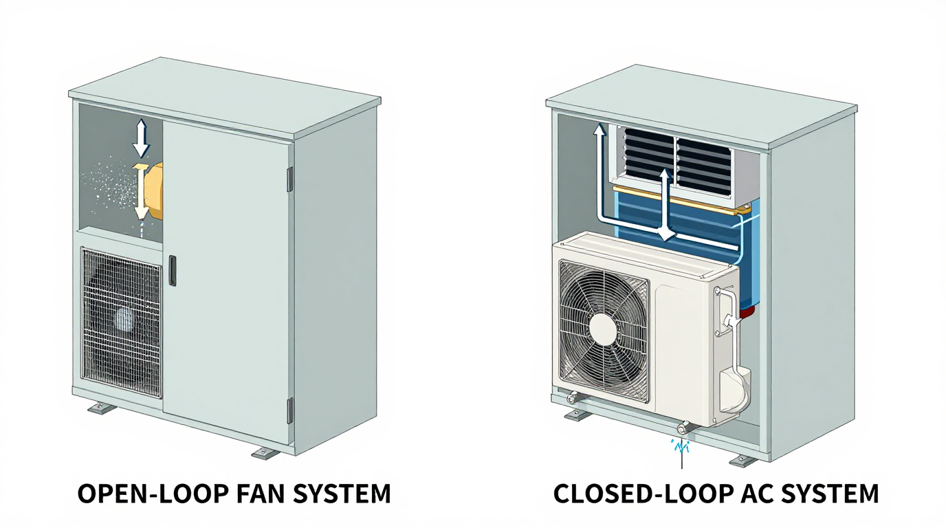 Micro DC Air Conditioner Outdoor Cabinet: Sealed Cooling Guide